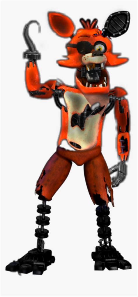 Hello Guys I Make Withered Foxy From Fnaf Hd Png Download