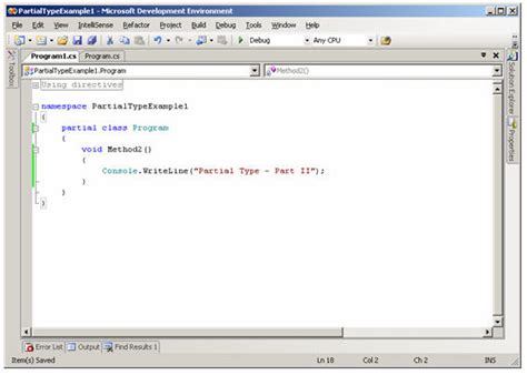 New Features In C Version 20 Partial Types