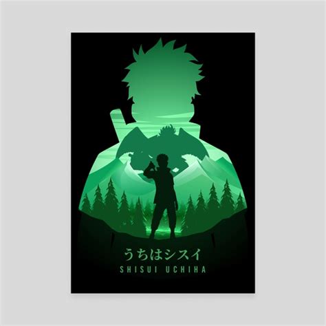 Shisui Uchiha An Art Canvas By Illust Artz Inprnt