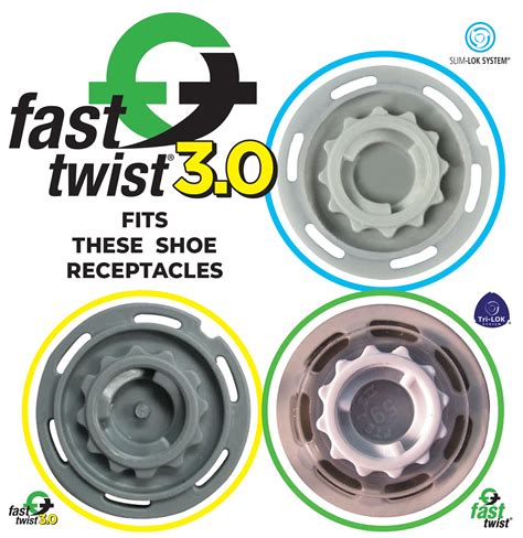 Tour Flex Pro Golf Spikes Fast Twist® 3 0 Translucent White