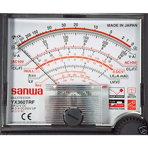 Analog Multimeter Sanwa Schema Digital