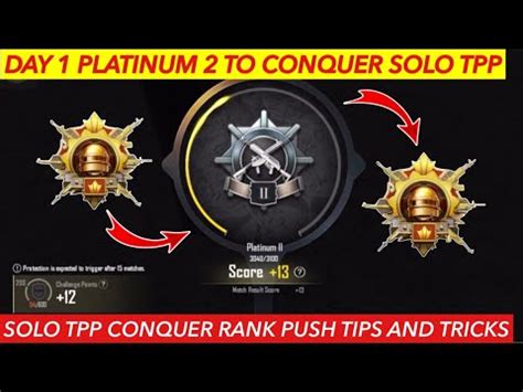 Day Platinum To Conquer Solo Tpp Rank Push C S Solo Tips And