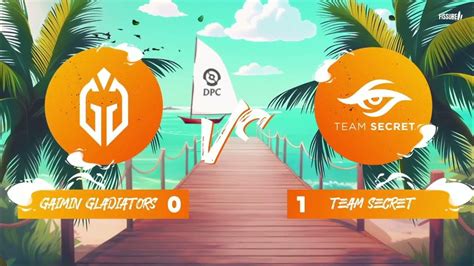 Ru Team Secret Vs Gaimin Gladiators Map 2 Dpc Weu 2023 Tour 3