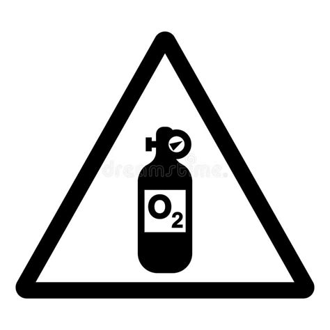 Oxygen Symbol Sign Vector Illustration Isolate On White Background