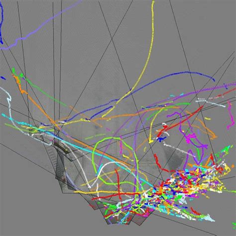 Top 2d Trajectory Graph For A Person S27 Camera 2 Bottom 2d