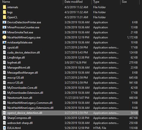 Miner Crashes Upon Querying OpenCL Issue 1482 Nicehash NiceHashMiner GitHub