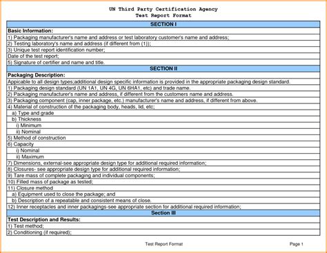 Acceptance Test Report Template Atlantaauctionco Com