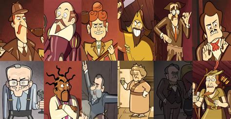 Gravity Falls The Wax Figures By Evanh123 On Deviantart