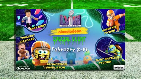 Super Bowl Specials Coming To Robloxs Spongebob Ninja Turtles Games