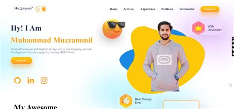 Muhammad Muzzammil On Linkedin Portfolio Reactjs Webdevelopment Design Videoshowcase Tech