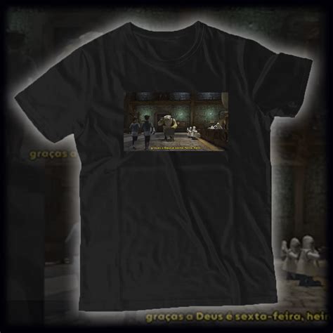 Camisa Graças A Deus é Sexta Feira Hein Shreke Meme Kurtka Black