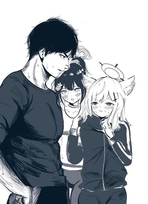 블루아카 선생한테 끔뻑죽는 학생들manhwa 2 Anime Anime Comics Drawings