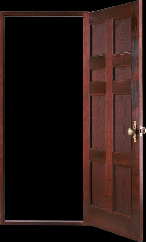 Download Open Wooden Panel Door