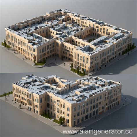 Hightech Math Programming School With 3d Model By Ergasheva Ai Art