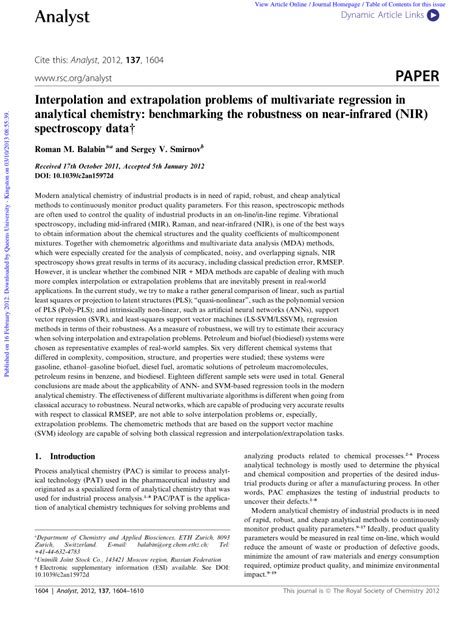 Pdf Interpolation And Extrapolation Problems Of Multivariate