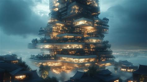 Towering Mega Apartment Buildings