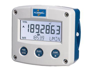 Fluidwell F Flow Rate Indicator Totaliser Display Safe Area Fluidwell Flow Rate Displays