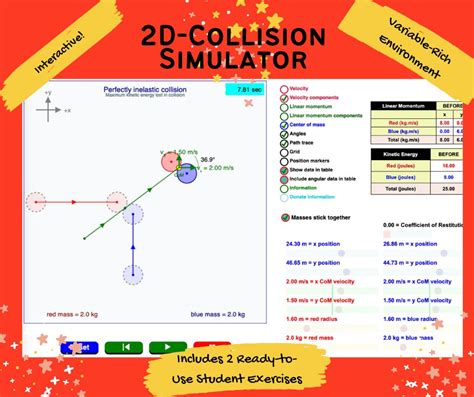 Two Dimensional Collision The Physics Classroom