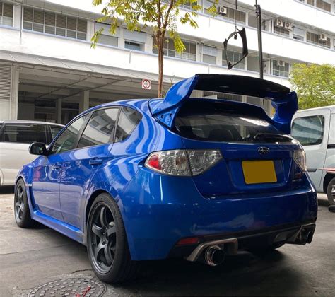 Subaru Impreza Wrx Sti Hatchback Varis Style Spoiler Wing Car