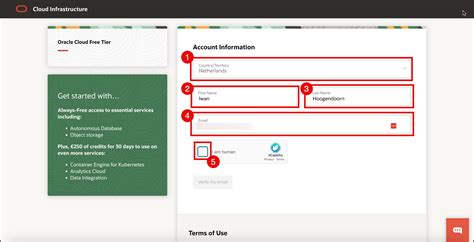 Get Started With Oci And Oci Console Using A Free Account