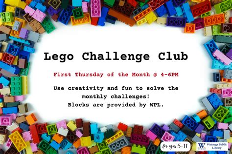 Calendar • Lego Challenge Club