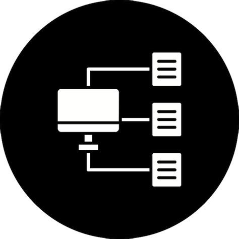 Premium Vector Hierarchical Structure Icon