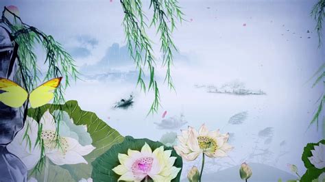 读唐诗led配乐成品视频 读唐诗大屏背景 读唐诗视频背景 诗歌朗诵led演出大屏背景视频 Livekong来悟空