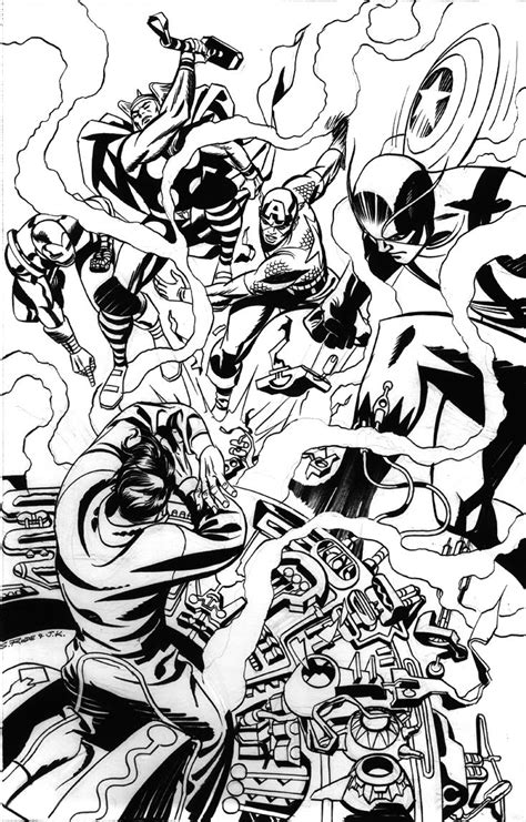 Covered Steve Rude Covers Avengers 13