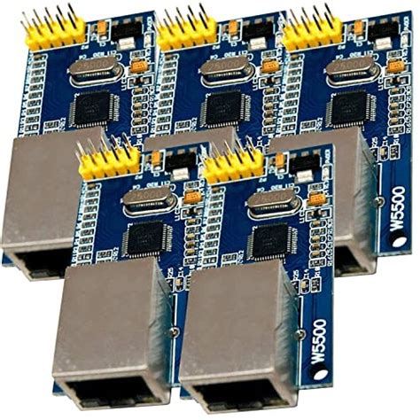 5 X W5500 Ethernet Shield Breakout Board Serial Interface 33v 5v Chip