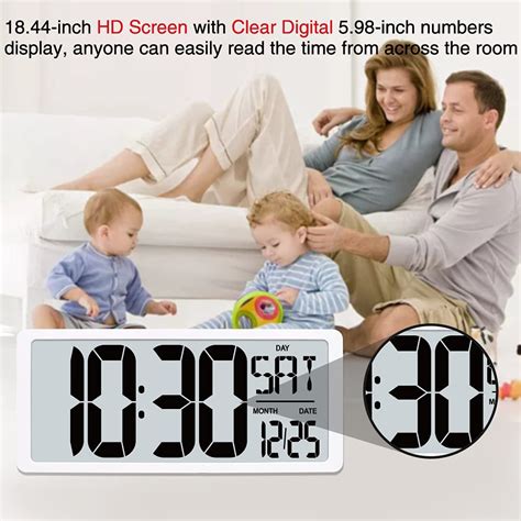Buy Txl Extra Large Digital Wall Clock With Backlight 169 Oversize