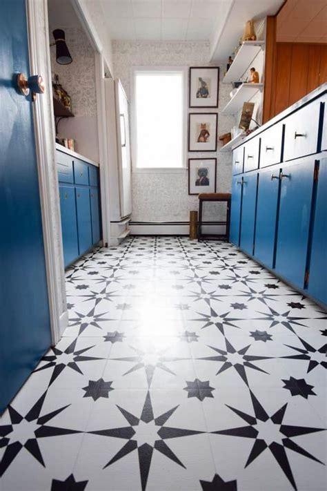 The Best Peel And Stick Vinyl Tile Projects On Pinterest Kate Decorates