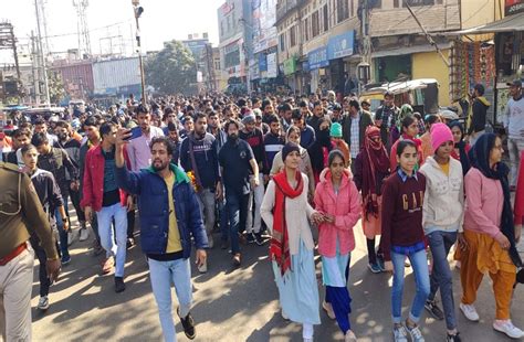 युवाओं ने निकाली आक्रोश रैली 23 जनवरी को करेंगे विधानसभा घेराव Upen