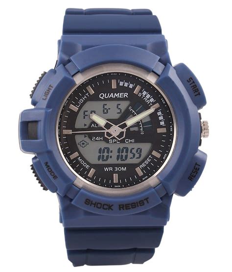 Quamer - Dual Time Multifuntion Men's Sports Watch Price in India: Buy ...