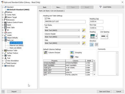 what are part numbers and stock numbers in bom