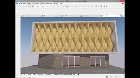 Tutorial Archicad 22 How To Make Architecture Facade Geometry Youtube