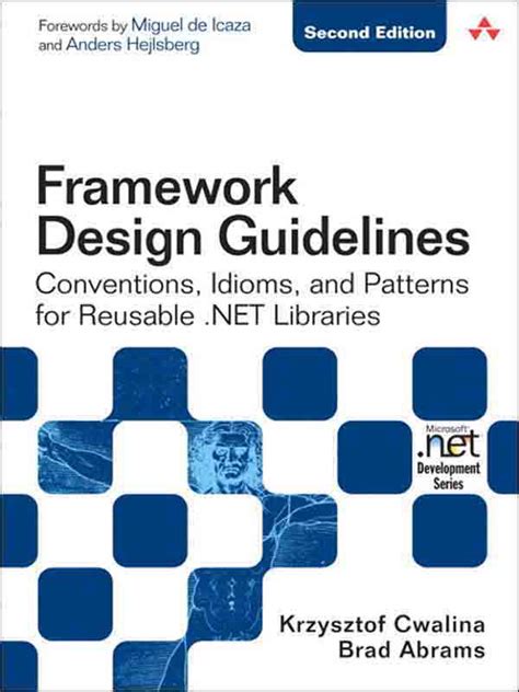 Cover Page Framework Design Guidelines Conventions Idioms And Patterns For Reusable NET