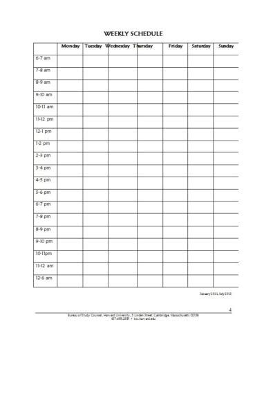 Plantillas De Horarios Efectivos Por Hora Excel Y Ms Word Mundo Plantillas