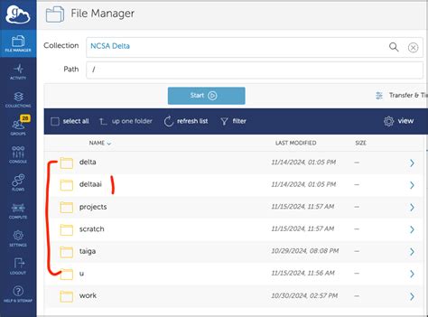 Data Management — Uiuc Ncsa Delta User Guide