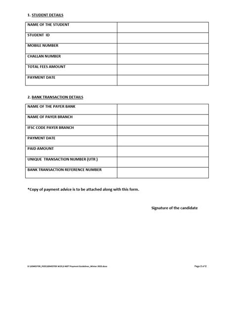 Neft Form Pdf