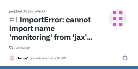 Importerror Cannot Import Name Monitoring From Jax · Issue 1