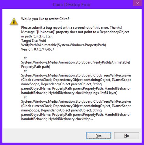 random crashes after most recent updates · issue 655 · cairoshell
