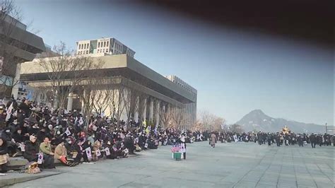 서울 광화문 태극기 집회 모습 Youtube