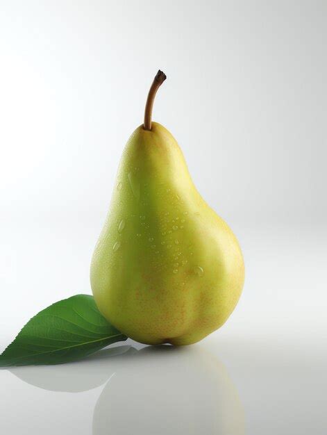 Premium Ai Image 3d Fruits Realistic Focus Of Pear
