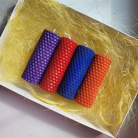 ᐉ Свечи из пчелиного воска Вдохновение 4 шт 550013 • Купить в Киеве Украине • Лучшая цена