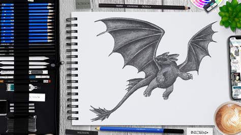 Toothless Drawing