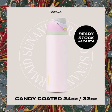 Jual Owala Freesip Candy Coated 24oz 32oz Stainless Steel Insulated