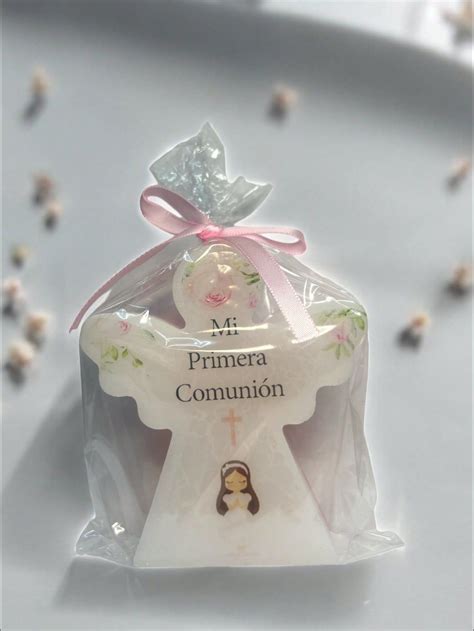 Vela En Forma De Angel Para Recuerdo De Primera Comunión Ideas De Regalos Para La Primera