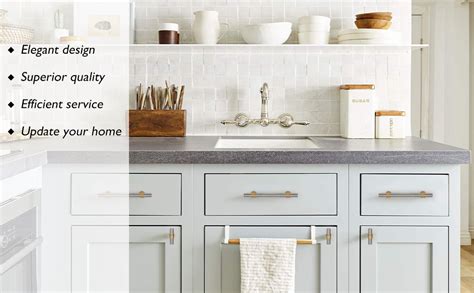 Rergy 10 Pack Cabinet Knobs Brushed Nickel Cabinet Knobs Kitchen Cabinet Knobs Brushed Nickel