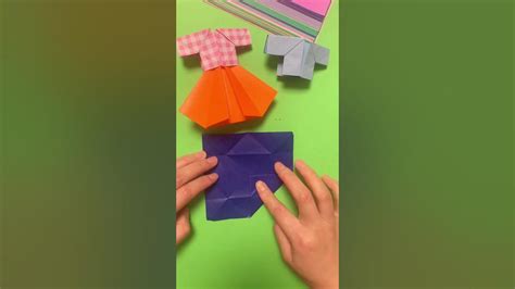 색종이로 쉬운 한복 종이접기 Easy Origami Shorts Youtube