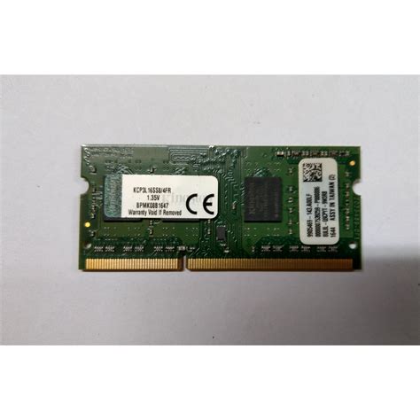 含稅 金士頓 終保 Ddr3 1600 4gb Kcp3l16ss84fr 09r674 蝦皮購物